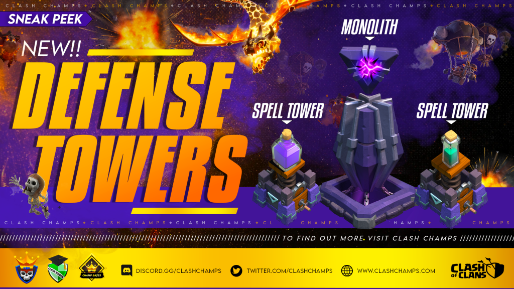 New Defenses: Spell Tower & Monolith - Th15 Update Sneak Peek
