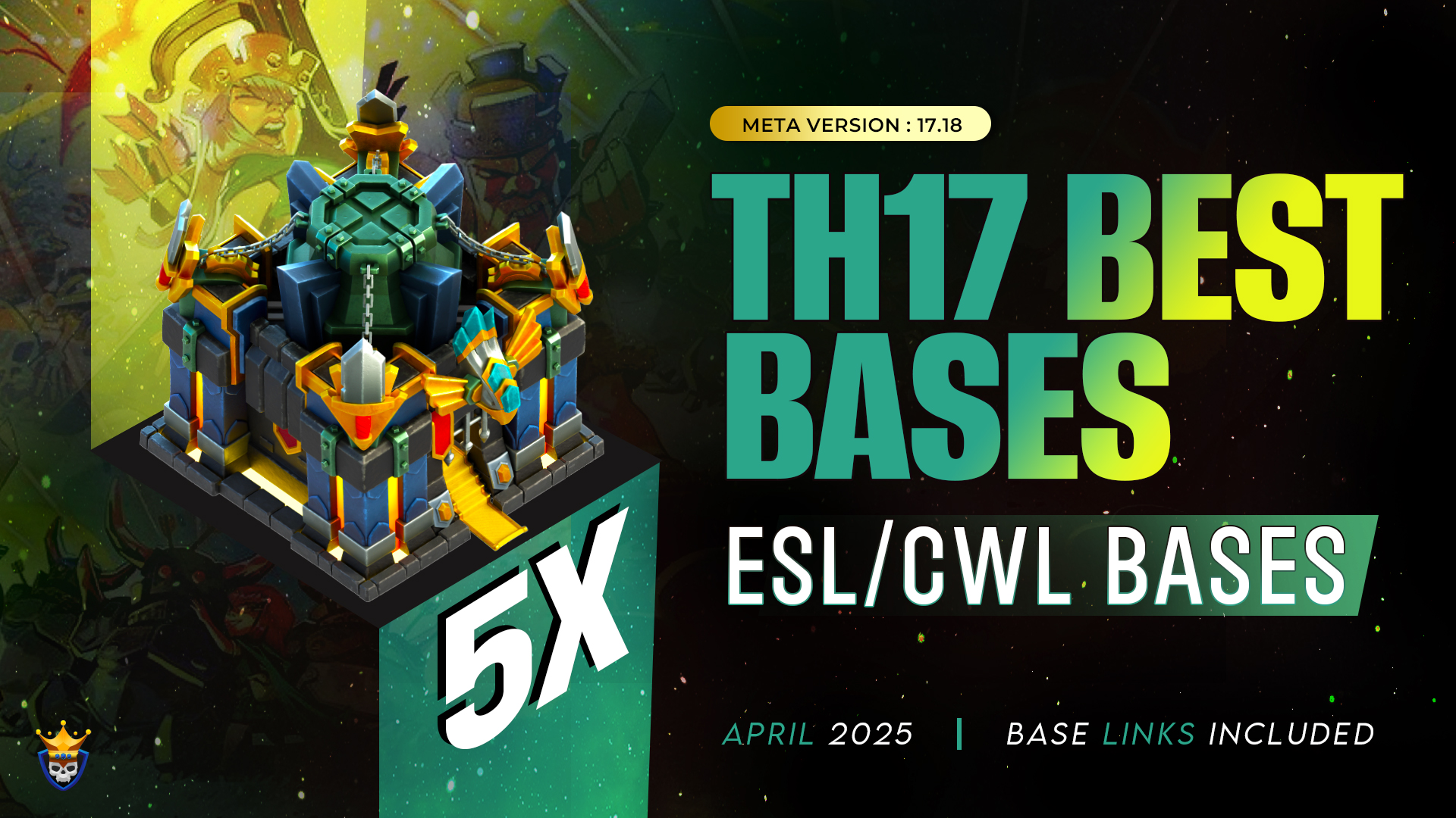 TH17 War Bases for April | Clash Champs | Clash Champs